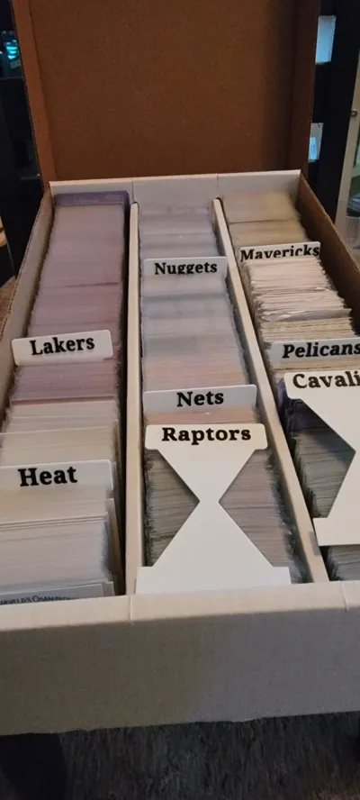NBA Basketball Trading Card Dividers (All Teams) by RonzoMakerWorld ...