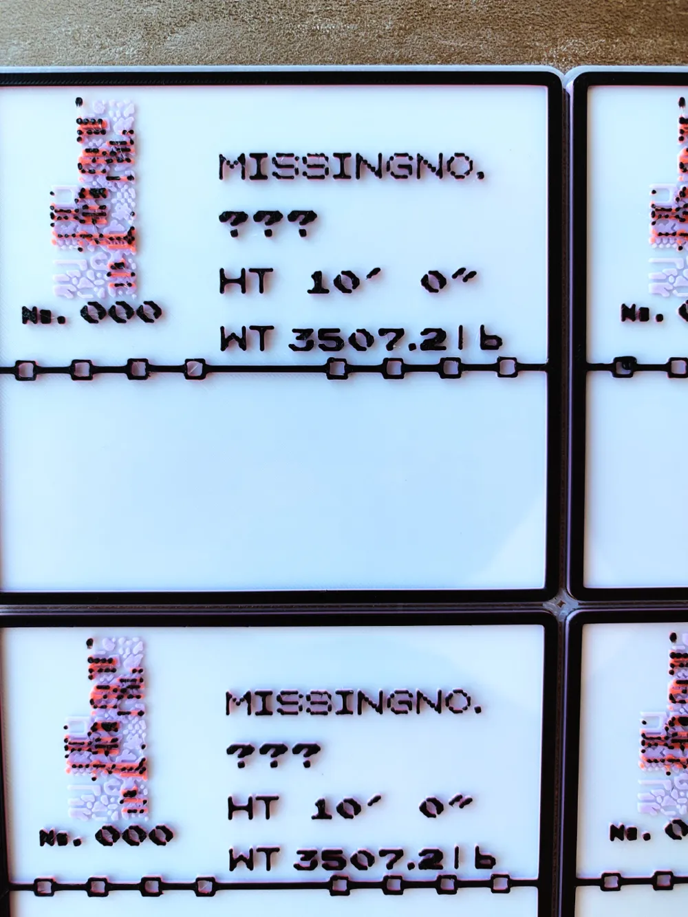 Pokemon Missingno Pokedex Hueforge by satooori369 MakerWorld: Download ...