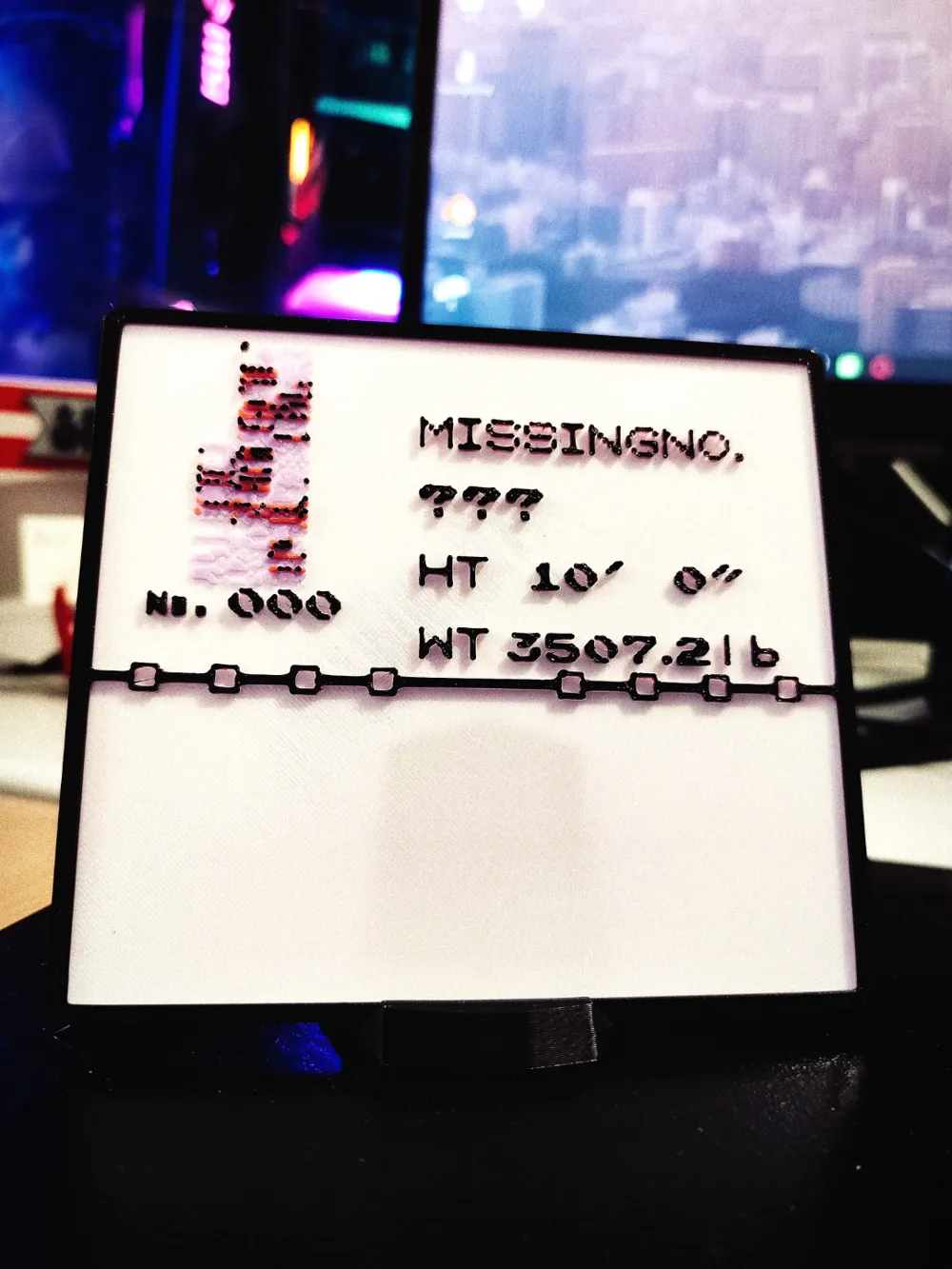 Pokemon Missingno Pokedex Hueforge by satooori369 MakerWorld: Download ...