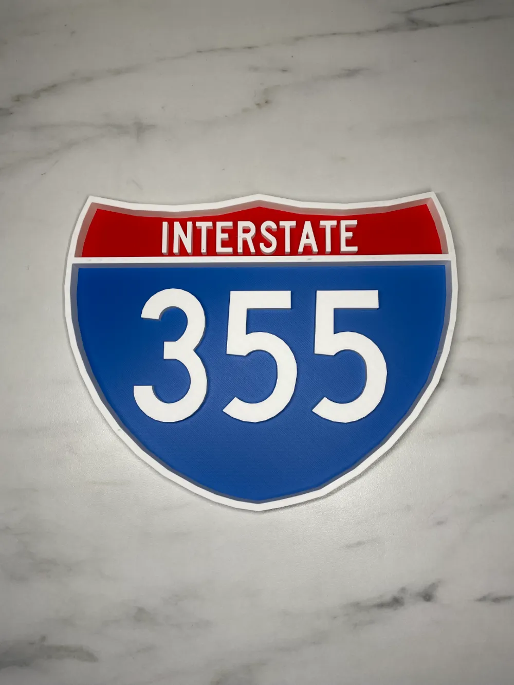 Interstate 355 sign by DAVE - MakerWorld