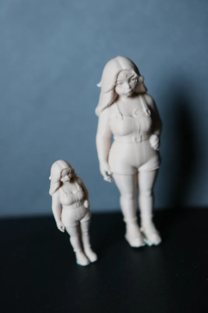 small 164 scale figurine of a shapely woman - Free 3D Print Model ...