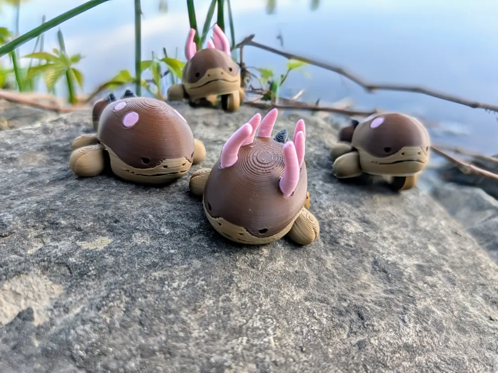 Flexi Clodsire [+keychain model] by Bruddz MakerWorld: Download Free 3D ...