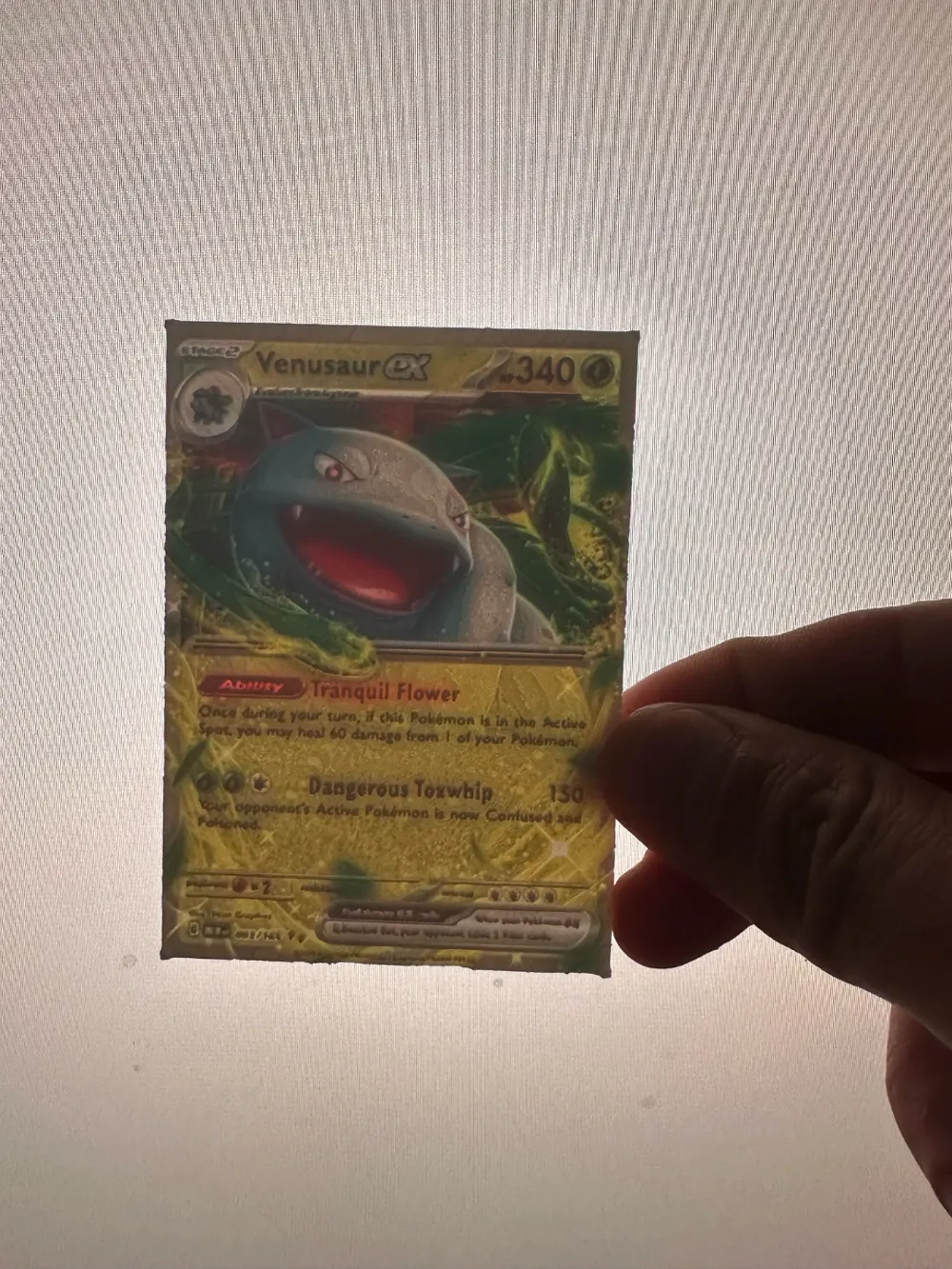 Venusaur EX (151) Pokémon Card Lithophane by thatguy08 - MakerWorld