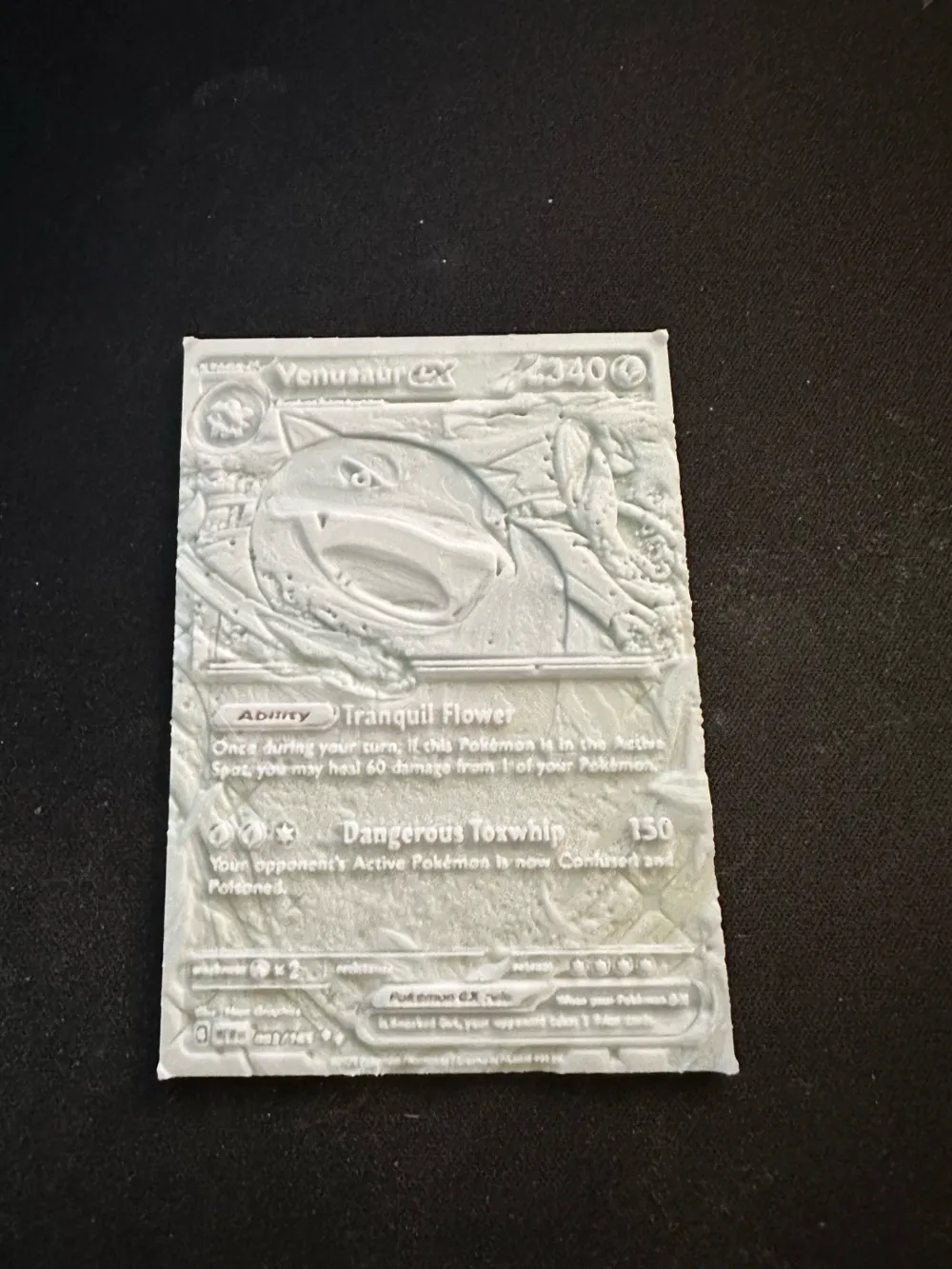 Venusaur EX (151) Pokémon Card Lithophane by thatguy08 MakerWorld ...
