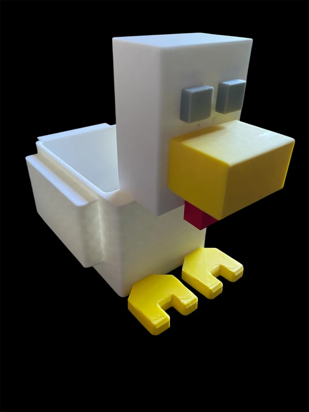 Minecraft Chicken Popcorn Movie Bucket by Major League Mods MakerWorld ...