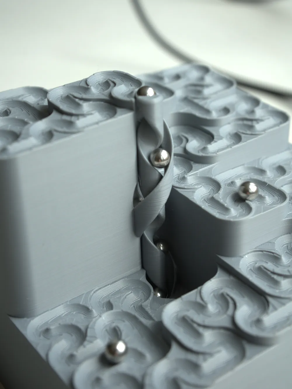 Manual/ Motorized Hilbert Curve Marble run (Moore) by giraffe112358 ...