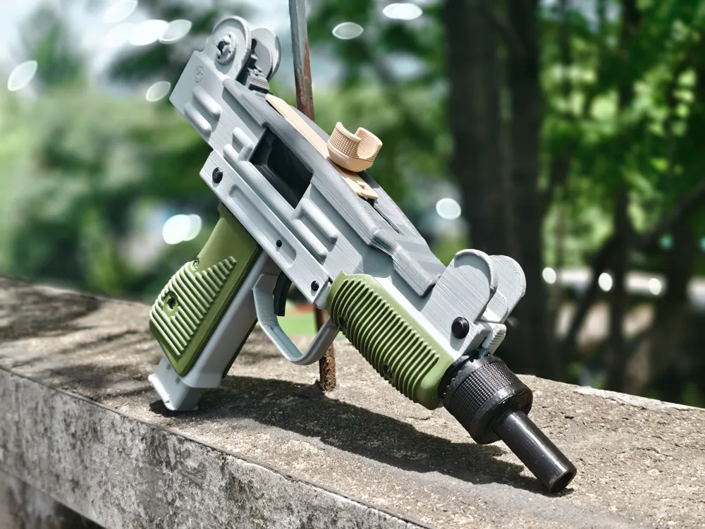uzi mini submachine gun toy pistol by 补补觉去 MakerWorld: Download Free 3D ...