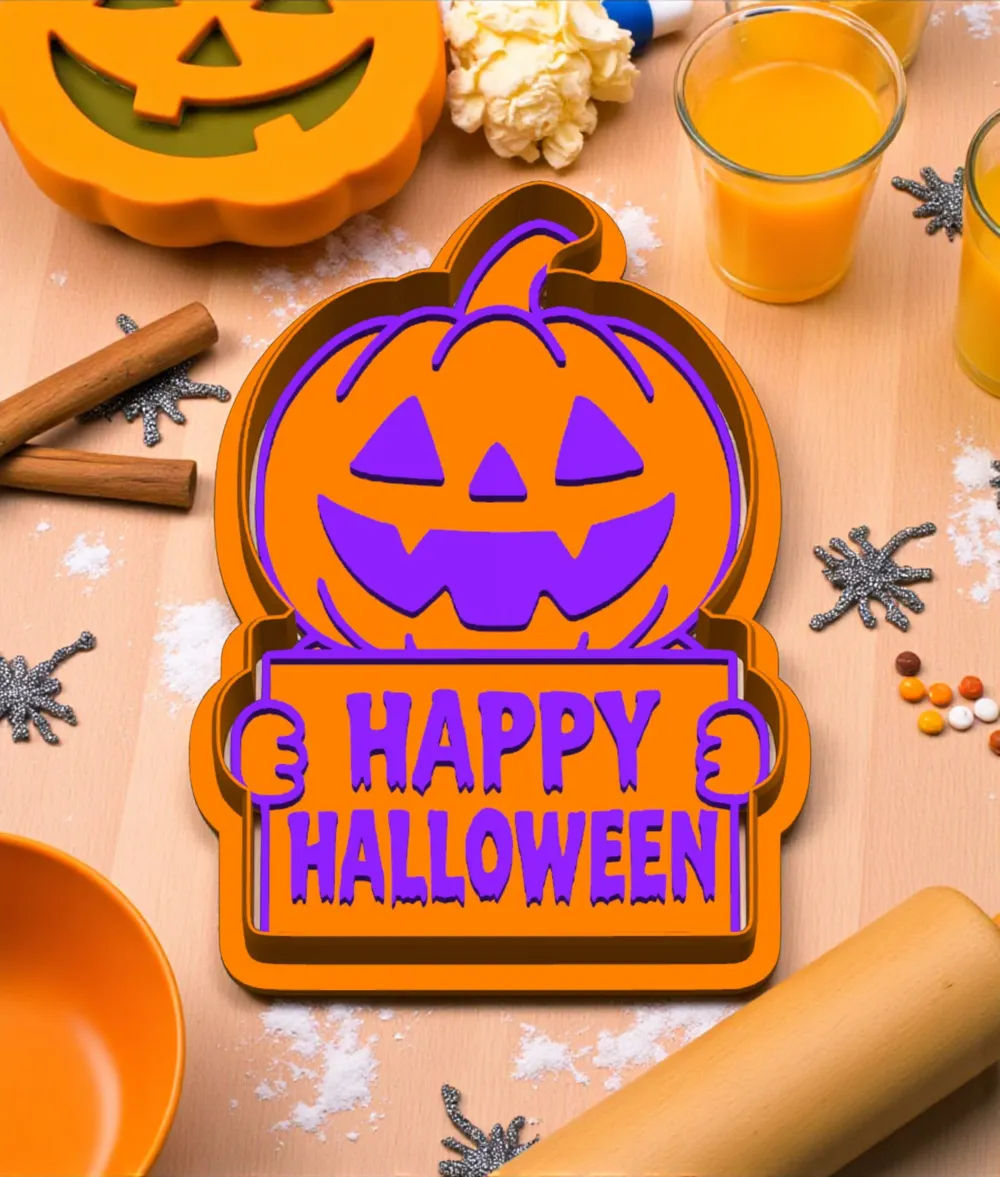 Halloween Cookie Cutter Set - Free 3D Print Model - MakerWorld