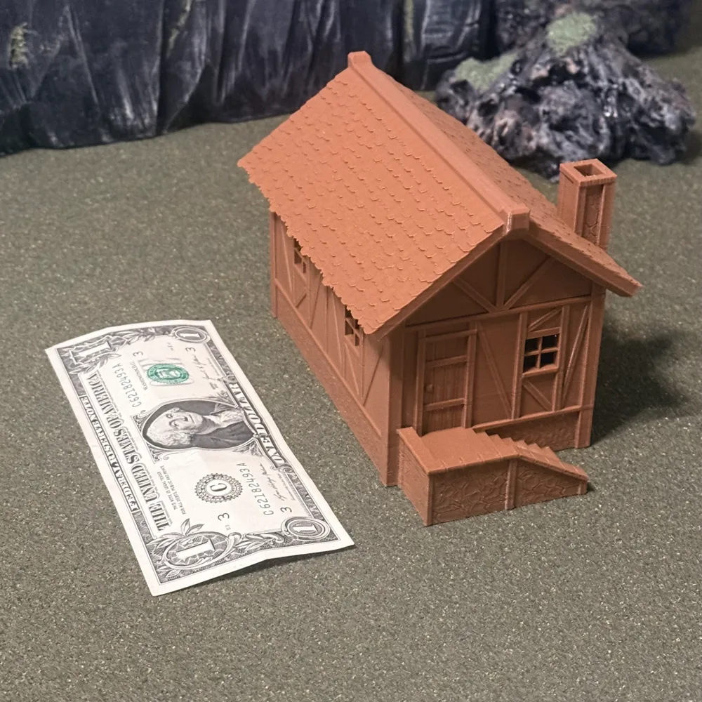 28mm Medieval RPG House FDM-Friendly D&D Terrain by Forged in Filament ...