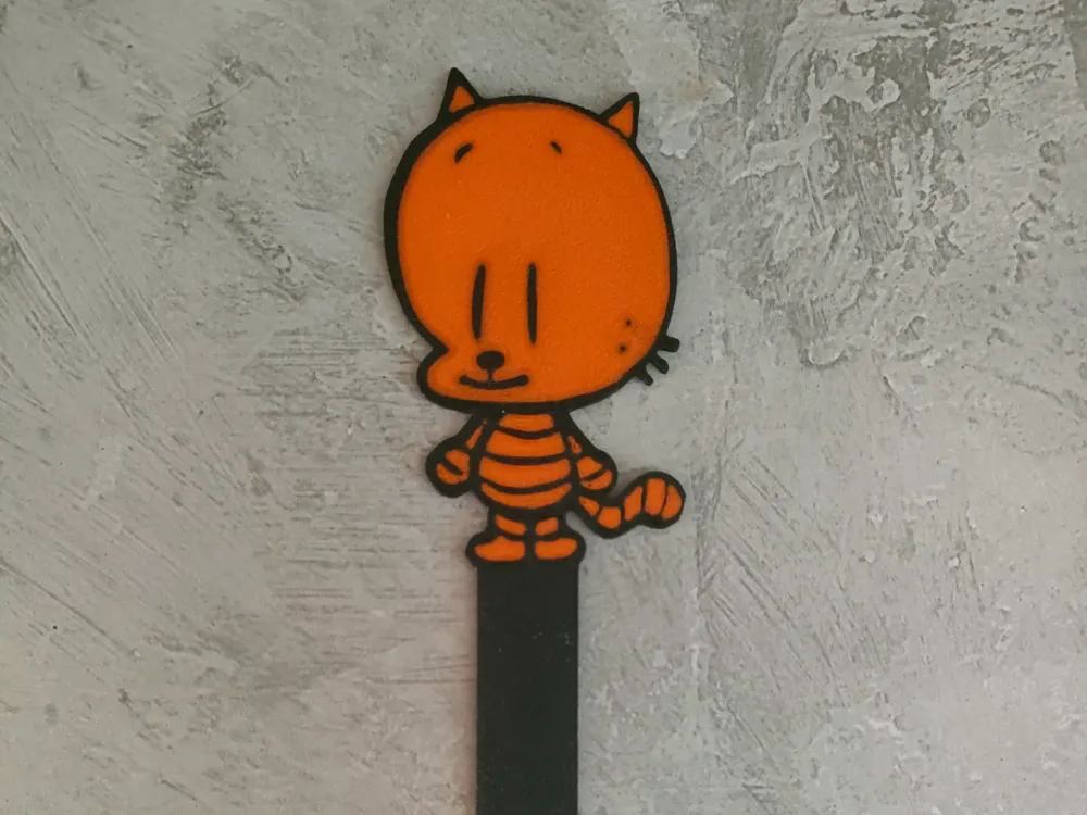 Periquillo Polican / Dog Man Bookmark - Free 3D Print Model - MakerWorld