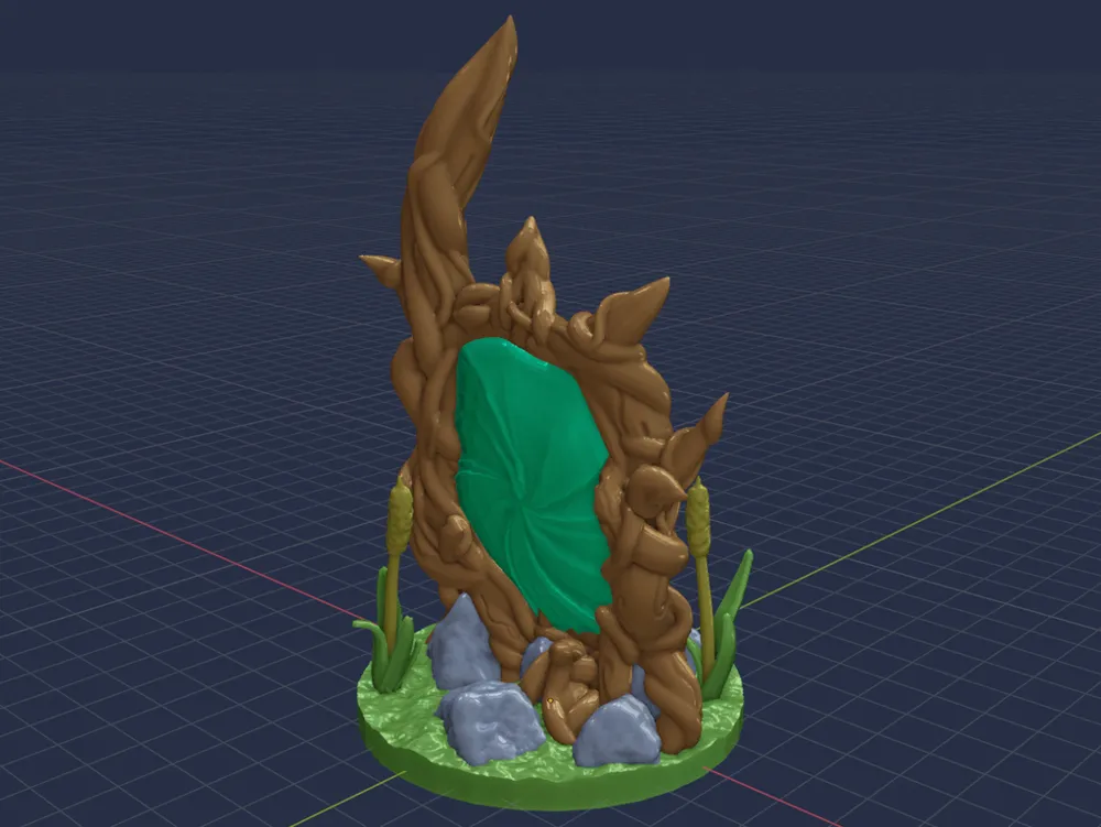Magic Portal Tree - Support Free by cale.lebl - MakerWorld
