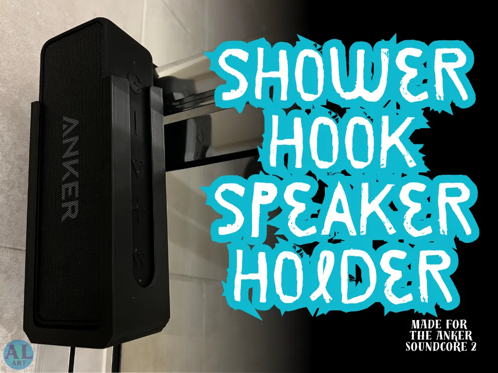 Anker Soundcore 2 Shower Speaker Hook / Holder - Free 3D Print Model ...