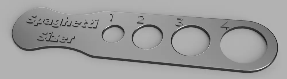 Premium Spaghetti Sizer / Portioner / Measure by gizmofactory - MakerWorld