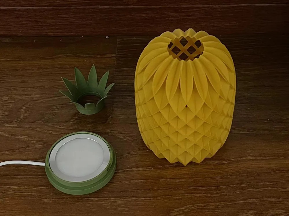 pineapple LED lamp kit菠萝led灯组件 by parkeryaojj - MakerWorld