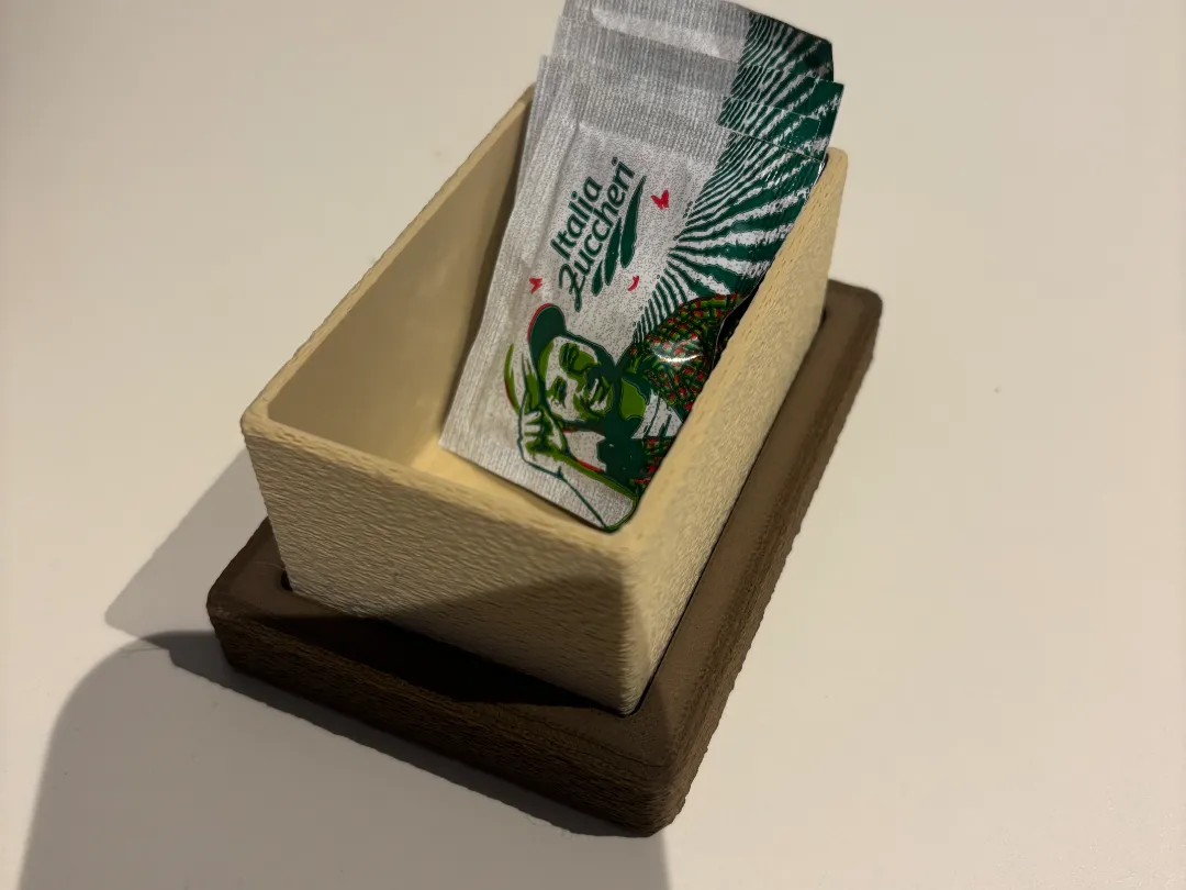Sugar sachet holder - Free 3D Print Model - MakerWorld