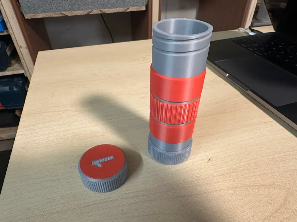 PILLPIPE Pillendose Medication Container - Free 3D Print Model - MakerWorld
