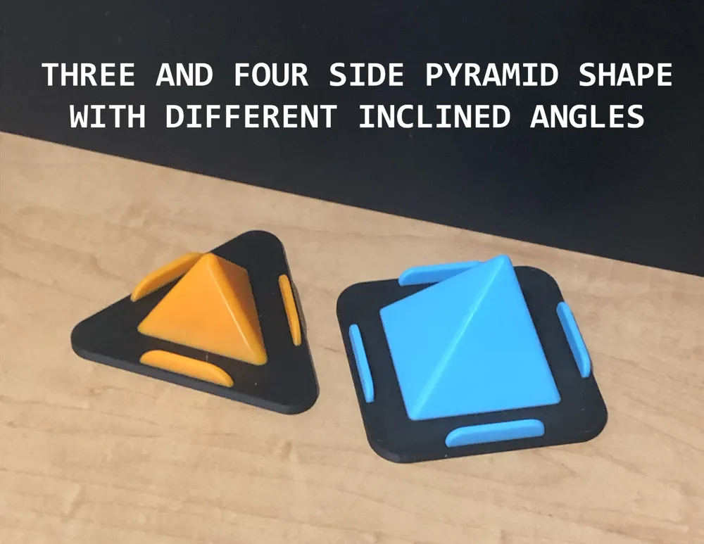 Pyramid Phone Stand (multi shape and angles) by SMatty - MakerWorld