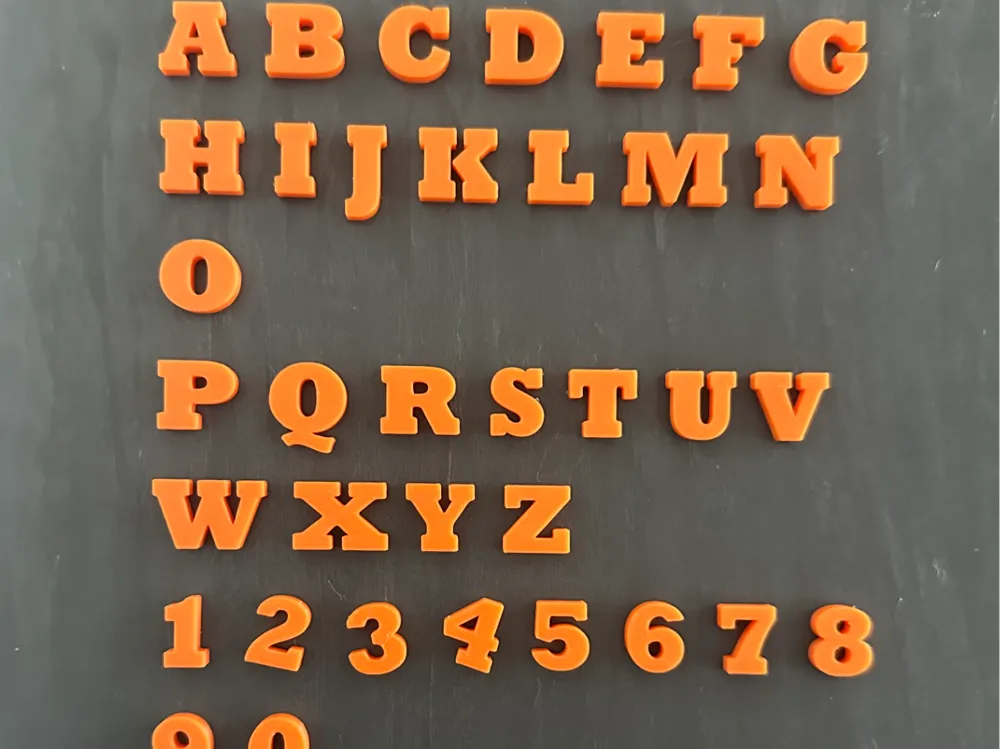 ABC Alphabet Rockwell Extra Bold style letters by ShadowTouch ...