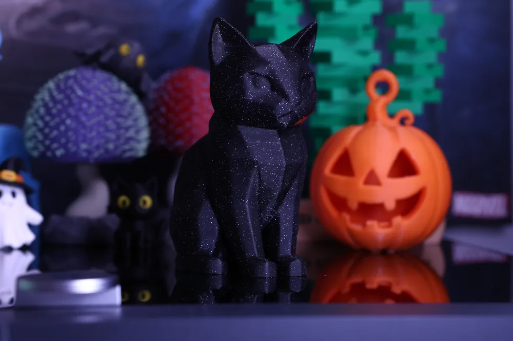 Low-Poly Black Cat by Mdesign MakerWorld: Download Free 3D Models