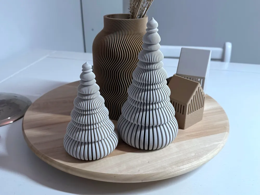Nordic Christmas Trees - Free 3D Print Model - MakerWorld