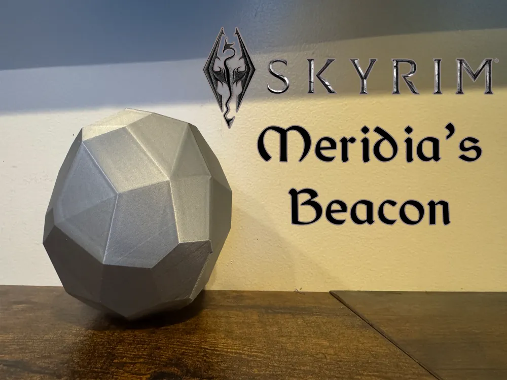 Skyrim Merdia's Beacon Deluxe - Free 3D Print Model - MakerWorld