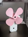 Hand-Powered Mechanical Fan — 3D Printable Project - Free 3D Print ...