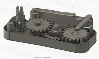 Hand-Powered Mechanical Fan — 3D Printable Project - Free 3D Print ...