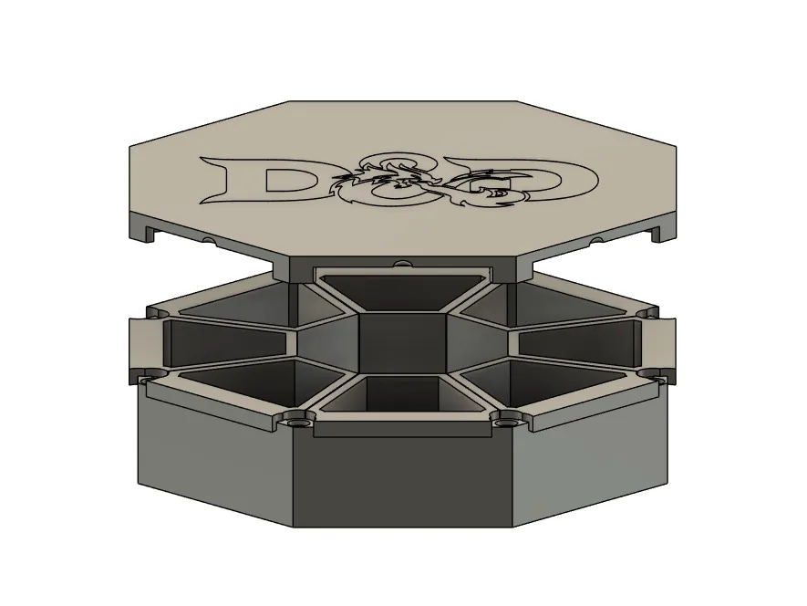 Dnd Dice Tray & Case - Free 3D Print Model - MakerWorld