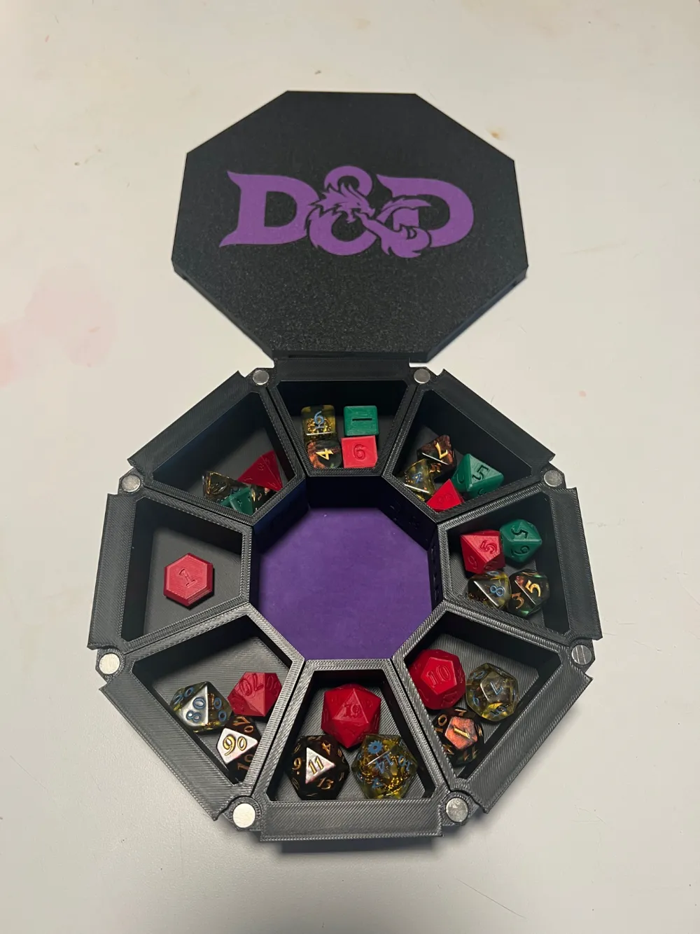 Dnd Dice Tray & Case - Free 3D Print Model - MakerWorld
