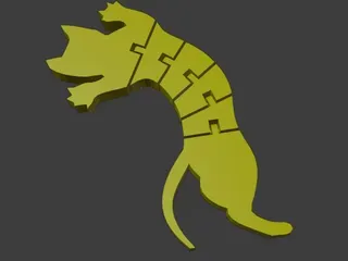 Print in place movable cat by John - MakerWorld