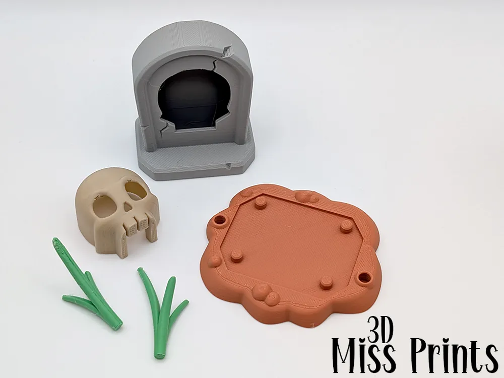 TombStones with optional LED Tea Candle by 3dMissPrints MakerWorld: Download Free 3D Models