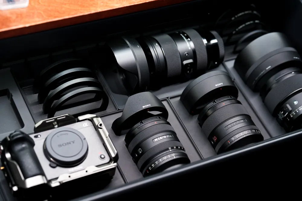 Présentoir d'objectif Gridfinity Sony 16-25 f2.8 par 30FIVE Designs ...