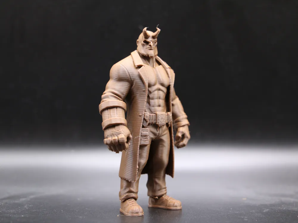 Hellboy Desktop Buddy - Free 3D Print Model - MakerWorld