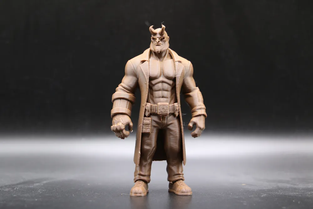 Hellboy Desktop Buddy - Free 3D Print Model - MakerWorld