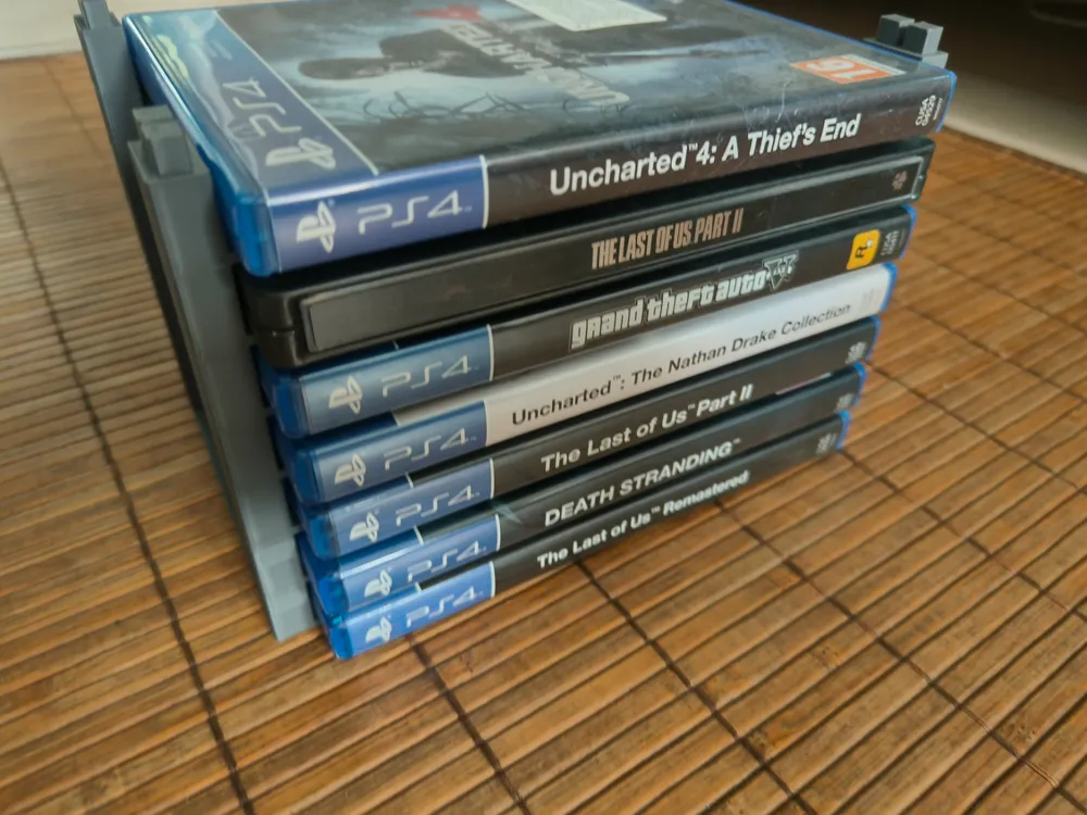 Stackable PS4/PS5 games rack by Jack MakerWorld: Download Free 3D Models