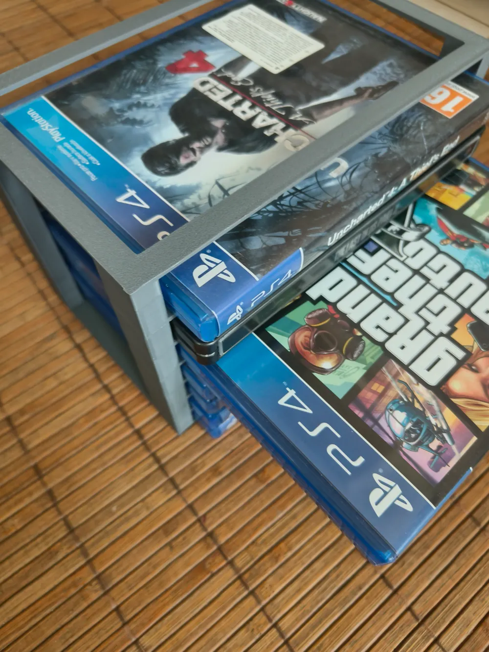 Stackable PS4/PS5 games rack by Jack MakerWorld: Download Free 3D Models