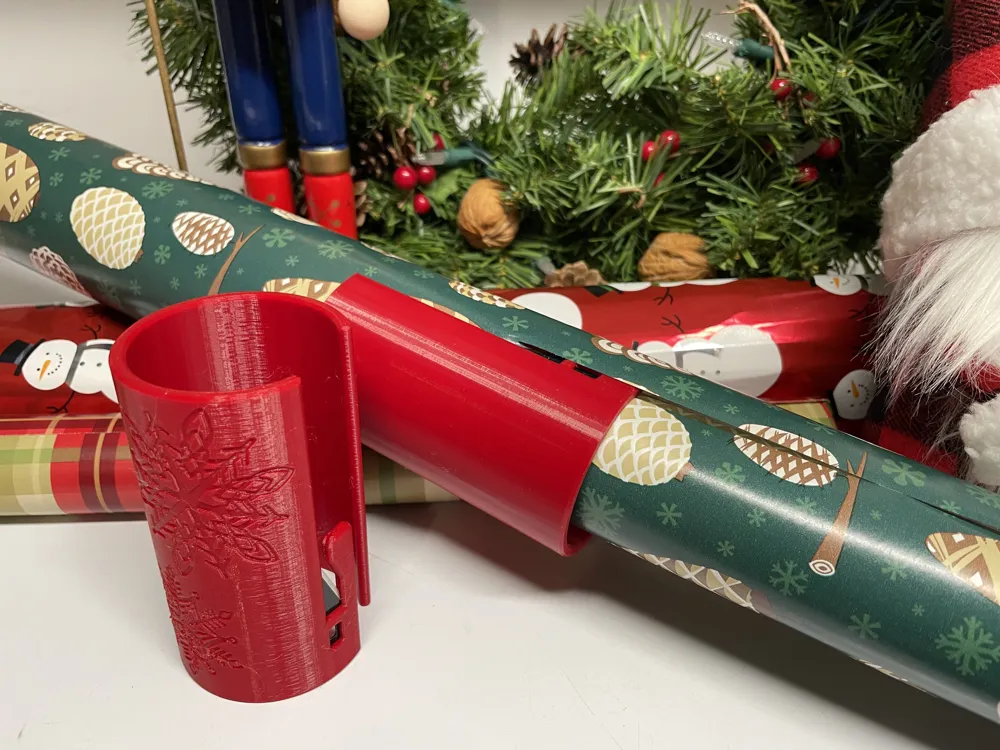 Gift Wrap Roll Cutter Remixed by Miguel M. - MakerWorld