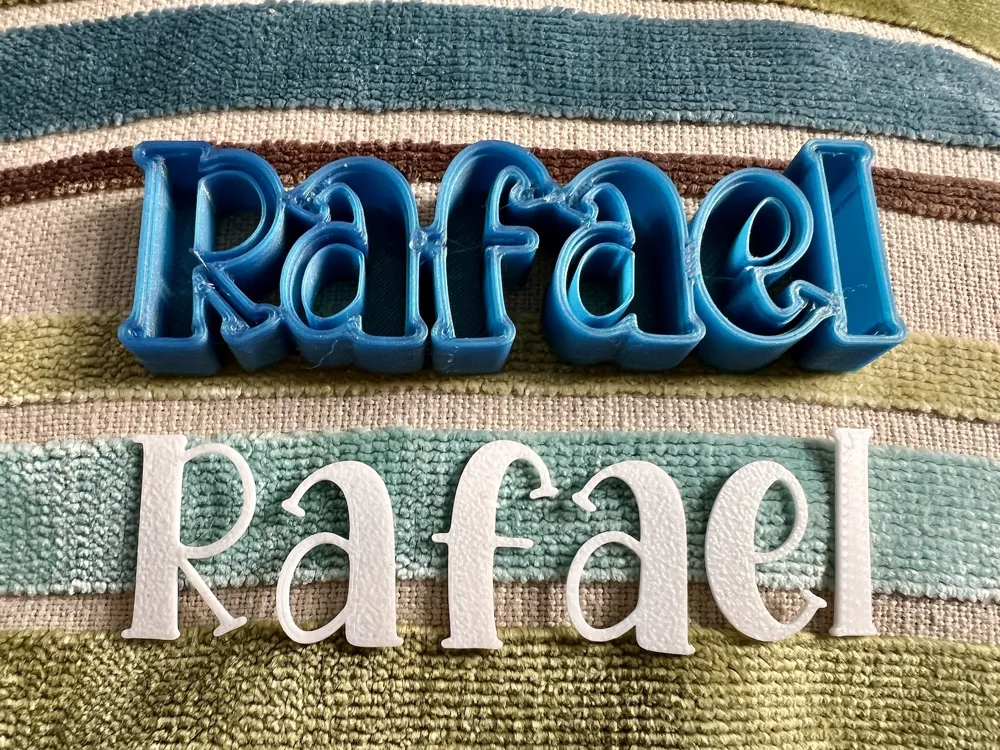 RAFAEL name names name design ornament nameplate by meetoo333 - MakerWorld