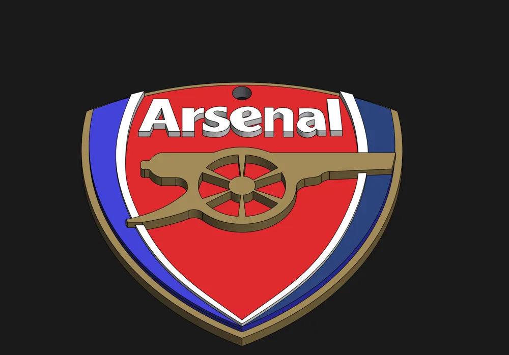 Arsenal FC wall mounted plaque by GhengisAhn - MakerWorld