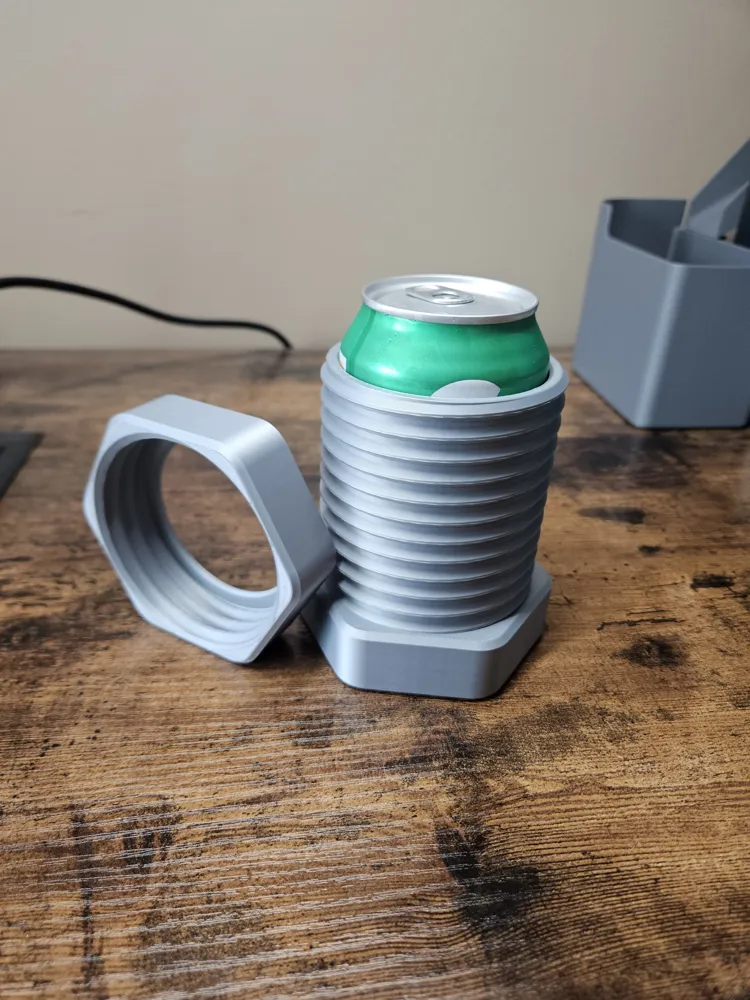 Bolt & Nut Can Koozie - Free 3D Print Model - MakerWorld