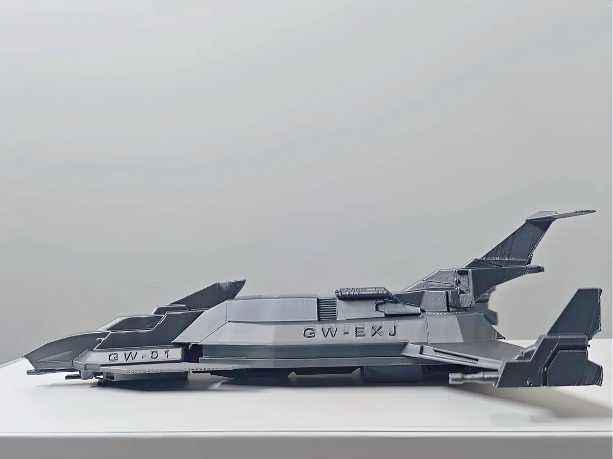 Victory Swallow EX-J (EXJ Fighter) Split Structure - Free 3D Print ...