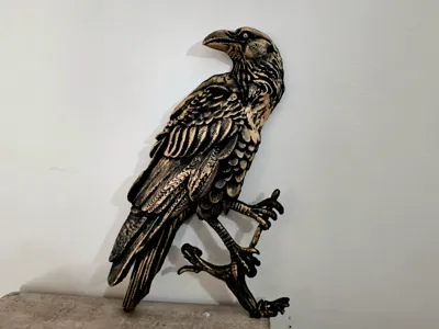 Raven Wall Hang by DTM247 MakerWorld: Download Free 3D Models