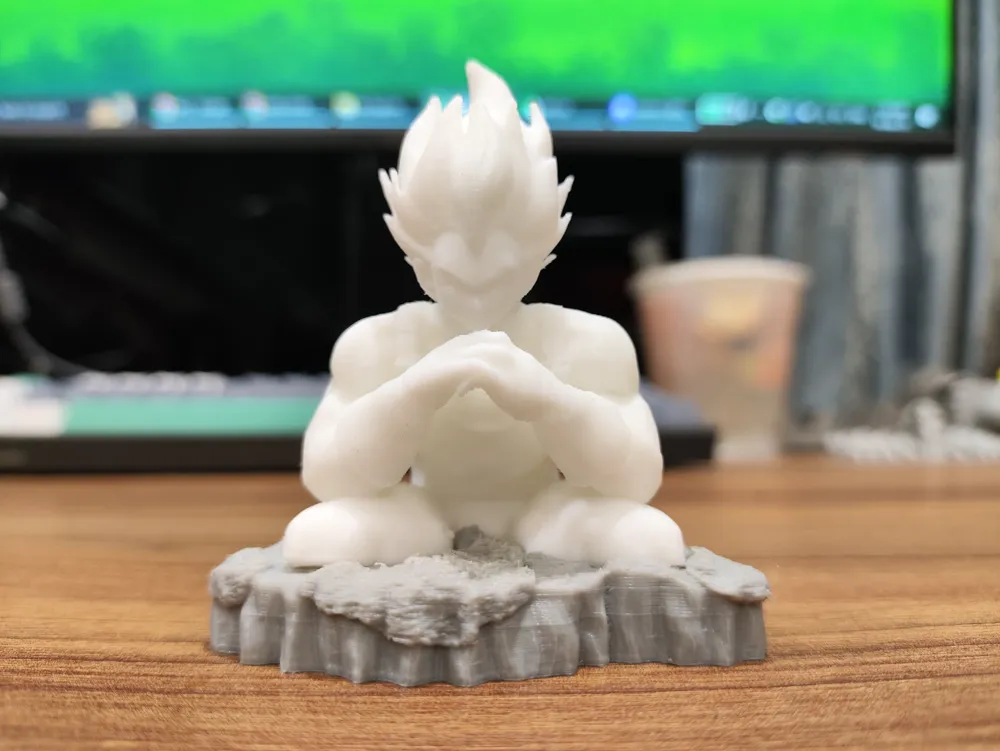 Vegeta (Sitting on Platform) by Apizaizai MakerWorld: Download Free 3D ...