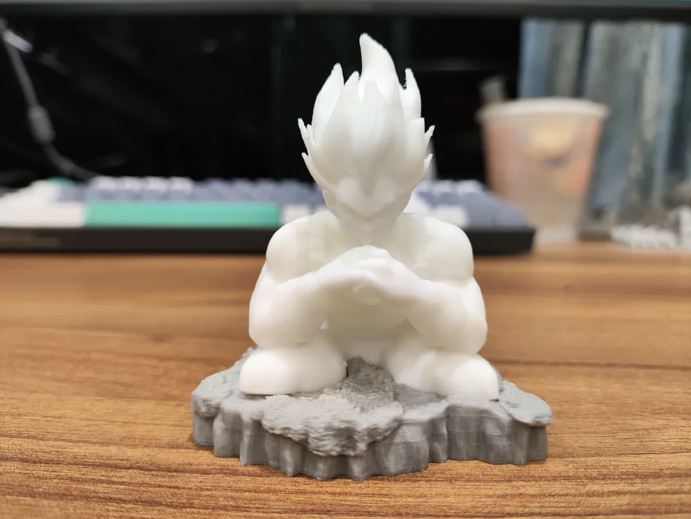 Vegeta (Sitting on Platform) by Apizaizai MakerWorld: Download Free 3D ...