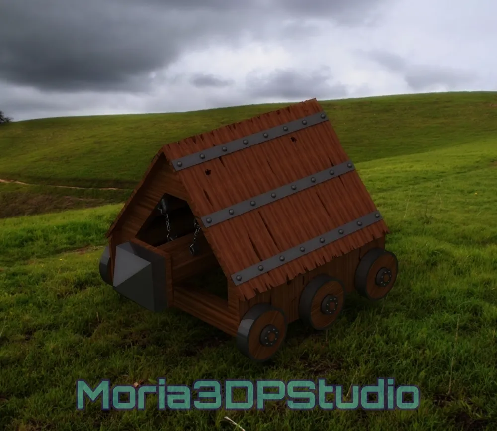 Battering Ram - Medieval Castle Siege Weapon by Moria3DPStudio - MakerWorld