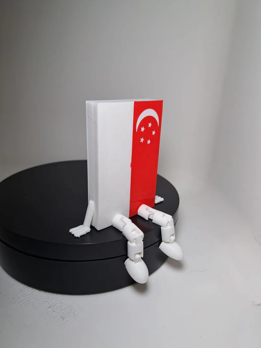 Flags of Singapore with flexi legs by PipodV 3D - MakerWorld