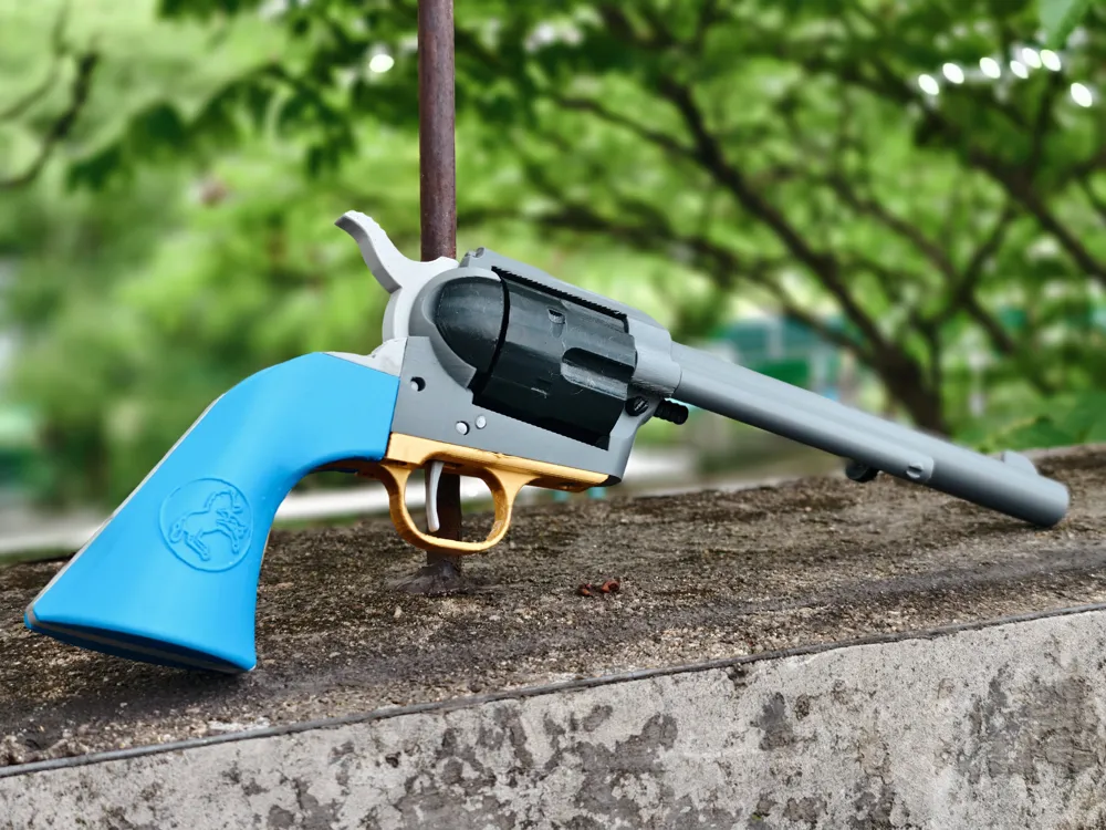 Colt Single Action Army M1873 SAA Revolver Fidget - Free 3D Print Model ...