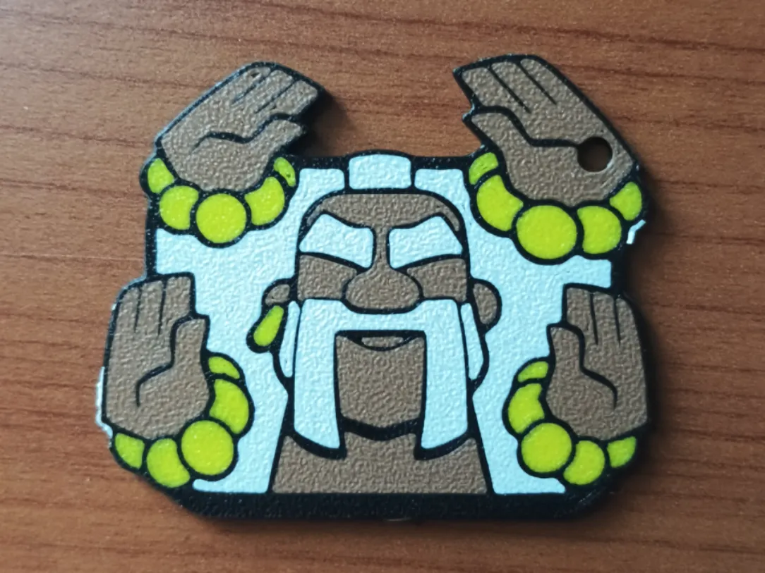 Porte-clés Émote Moine Clash Royale - Modèle d'Impression 3D Gratuit ...