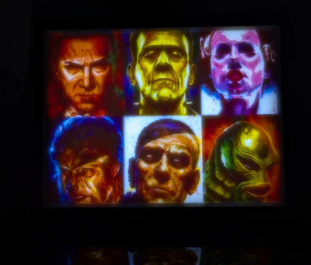 6 Classic Horror Monsters CMYK Lithophane - Free 3D Print Model ...