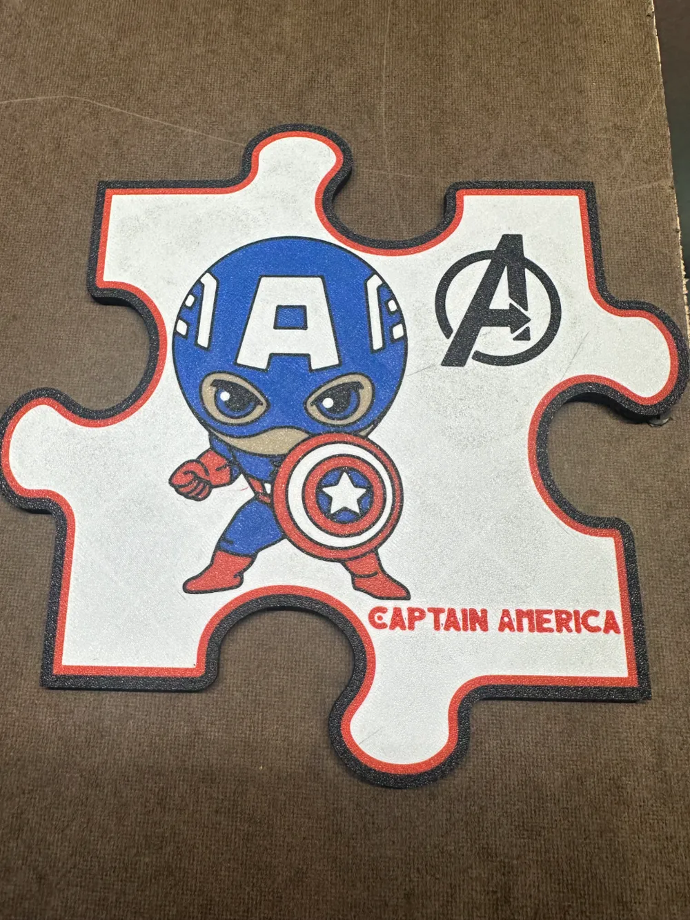 Cap.America puzzle by FtCraftArt - MakerWorld